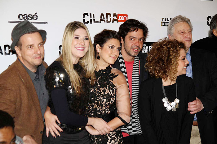 Fernanda Paes Leme e Bruno Mazzeo comandam pré-estreia do filme Cilada ...