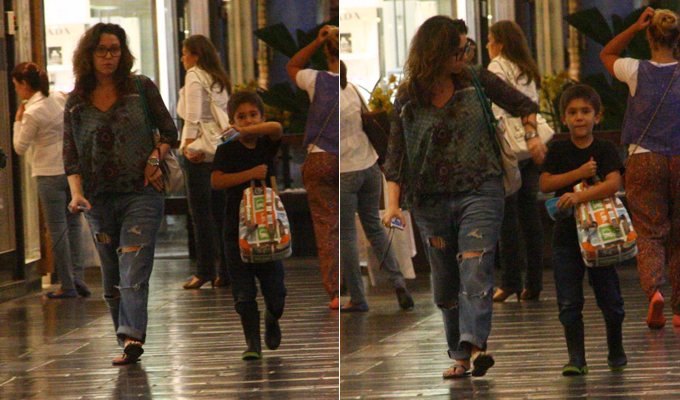Maria Rita passeia com filho em shopping - OFuxico