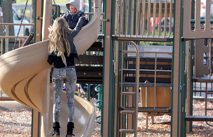 Gisele Bündchen mata a saudade de Benjamin, depois de passar alguns ...