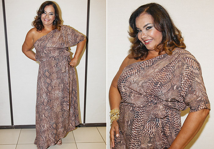 Solange Couto participa de desfile plus size, em SP - OFuxico