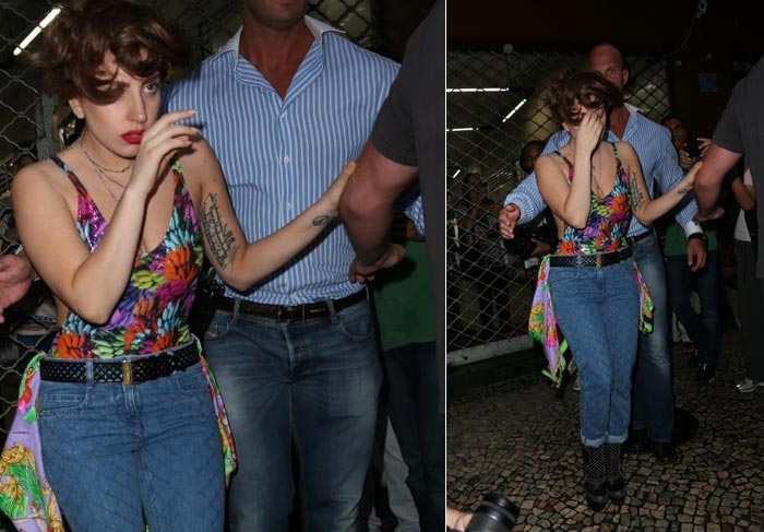 Lady Gaga faz tatuagem em homenagem ao Rio - OFuxico