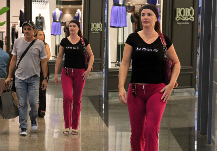 Luma de Oliveira circula por shopping carioca - OFuxico