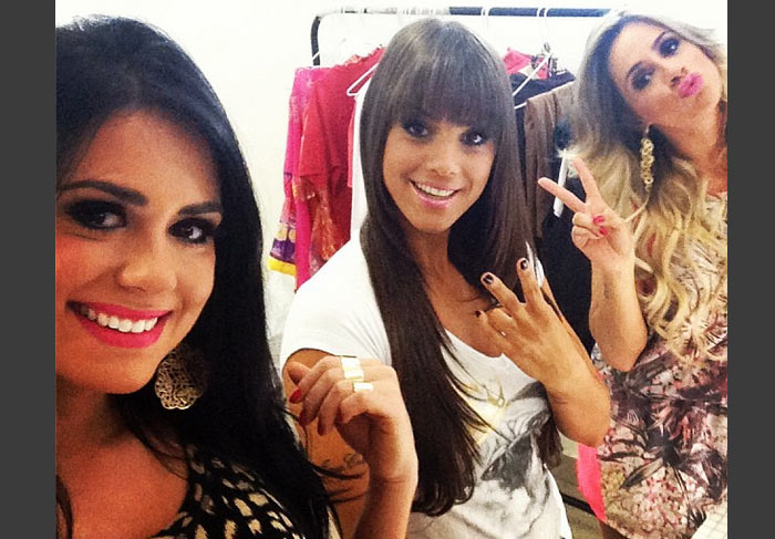 Panicats posam juntas nos bastidores de gravação - OFuxico