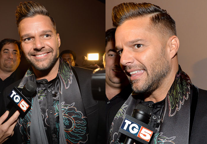 Topete sexy! Ricky Martin esbanja estilo em festa da Armani - O Fuxico