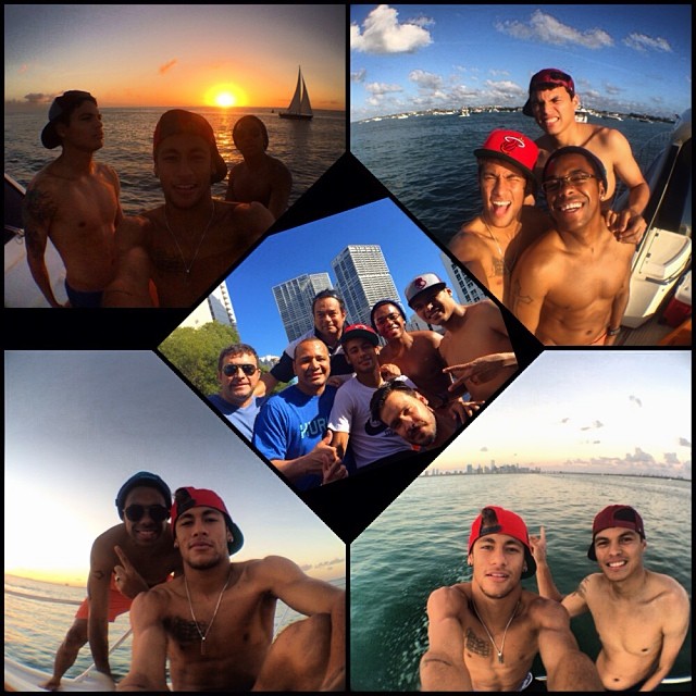 Neymar curte praia em Miami depois de jogo da seleção - OFuxico