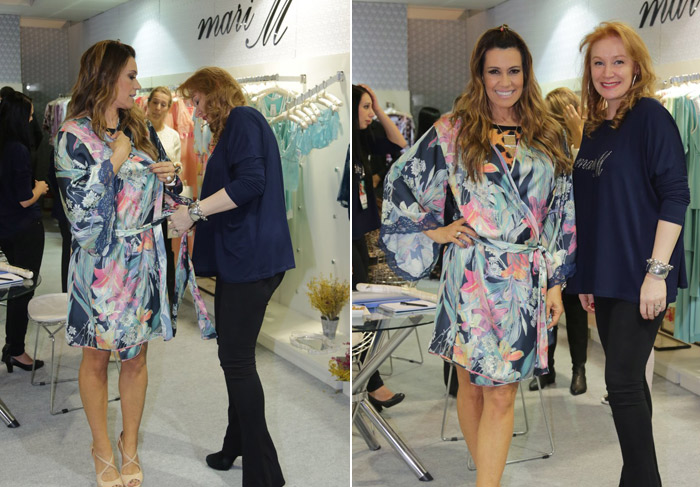 Solange Frazão mostra sua simpatia em evento de moda - OFuxico