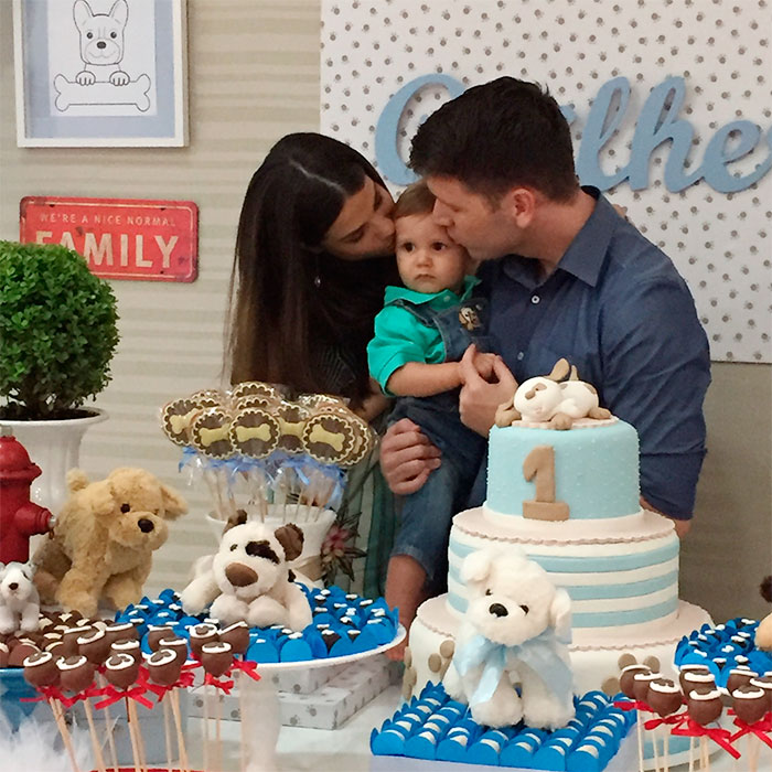 Daniel Zukerman realiza festa de um ano do filho - OFuxico