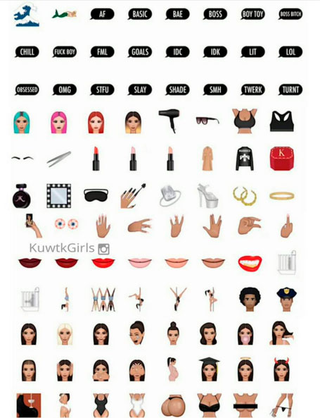 Kim Kardashian lança emoji e 'quebra' loja da Apple - OFuxico