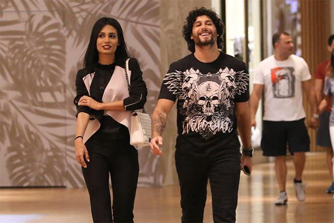 Jesus Luz e Carol Ramiro vão ao cinema no feriadão - OFuxico