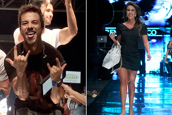 Junior Lima e Panicat Piu Piu circulam juntos, em Goiânia - OFuxico