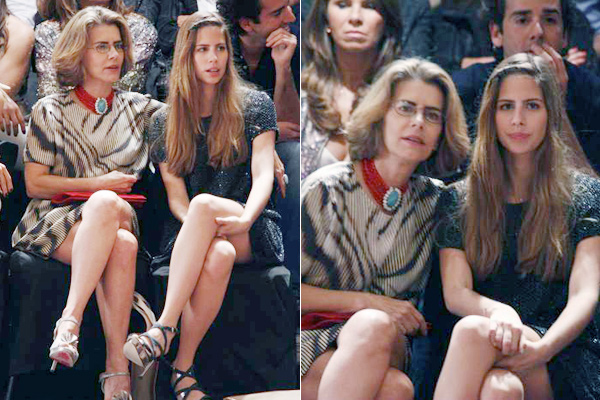 Maitê Proença e a filha Maria antenadas com a moda - OFuxico