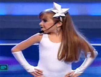 Mini Lady Gaga volta ao Qual é o seu Talento - OFuxico