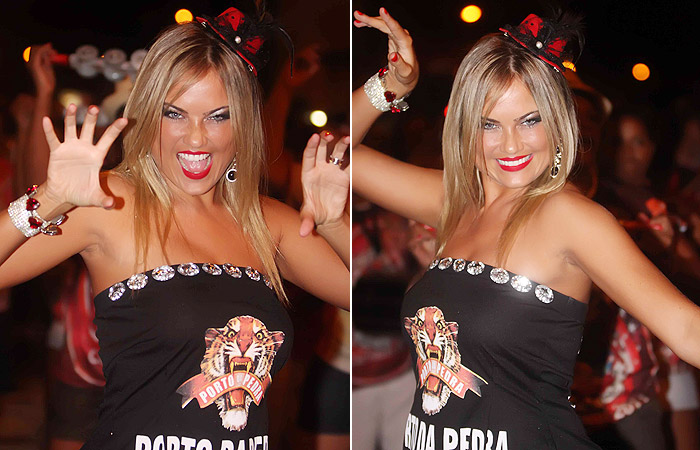 Ellen Roche anima ensaio de rua da Porto da Pedra - OFuxico