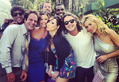 Elenco de Fina Estampa posa para foto no último dia de gravação - OFuxico