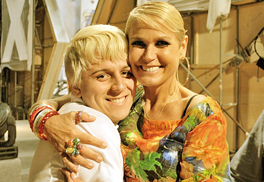 Rodrigo Xuxa realiza o seu sonho e grava com Xuxa - OFuxico