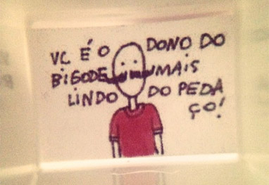 Maria Casadevall para Caio Castro: "Você é o dono do bigode mais lindo ...