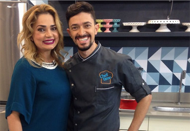 Nani Venâncio recebe chef Hugo Godinho em seu programa - OFuxico