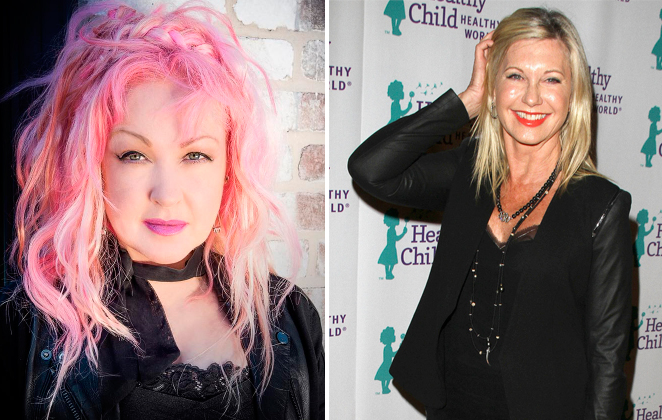 Olivia Newton-John e Cyndi Lauper estrelam a Parada de Natal de ...
