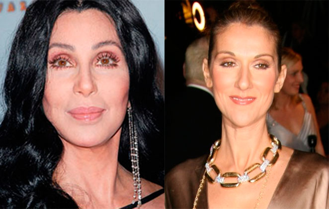 Celine Dion e Cher não disfarçam rivalidade em evento - OFuxico