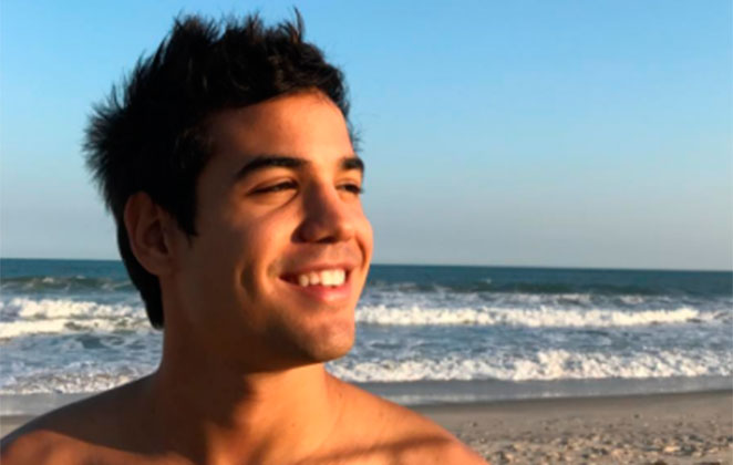 Bruno Gadiol mostra sorrisão à beira mar - OFuxico