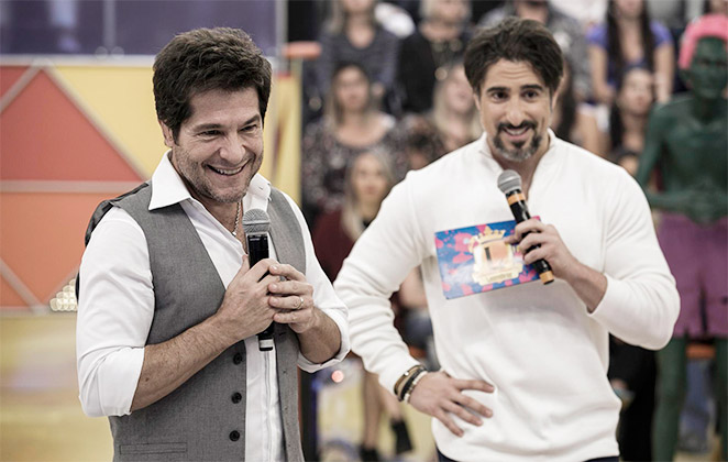 Daniel agita comemoração de aniversário de Marcos Mion no Legendários ...