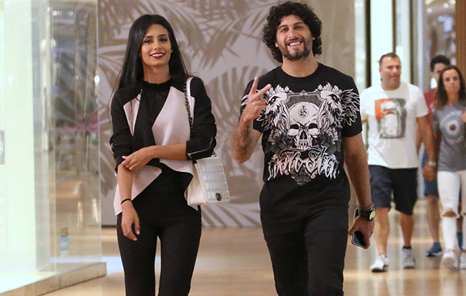 Jesus Luz e Carol Ramiro vão ao cinema no feriadão - OFuxico