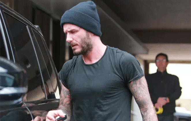 Fã elogia botox de David Beckham e o jogador se enfurece - OFuxico