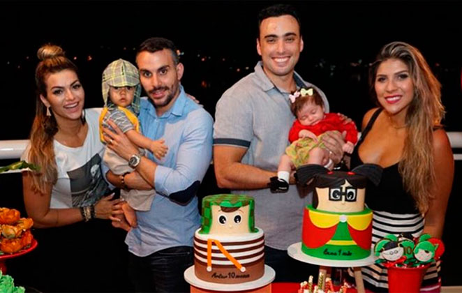 Vestido de Chaves, filho de Kelly Key rouba a cena em festinha de ...