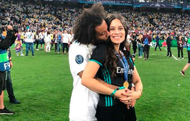 Esposa do lateral Marcelo tenta expandir carreira na Espanha - OFuxico