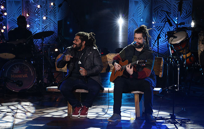 Grupo Maneva grava terceiro DVD em São Paulo - OFuxico