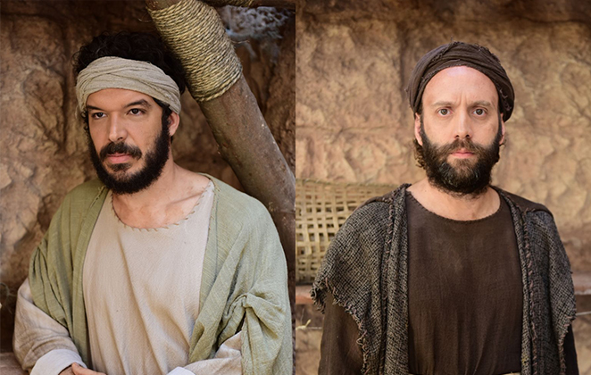 Jesus: Dimas e Gestas são crucificados - OFuxico