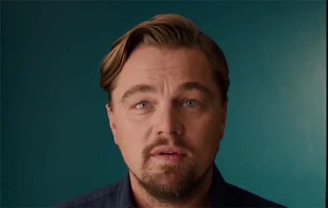 Leonardo DiCaprio se diverte na festa de 50 anos de P. Diddy - OFuxico