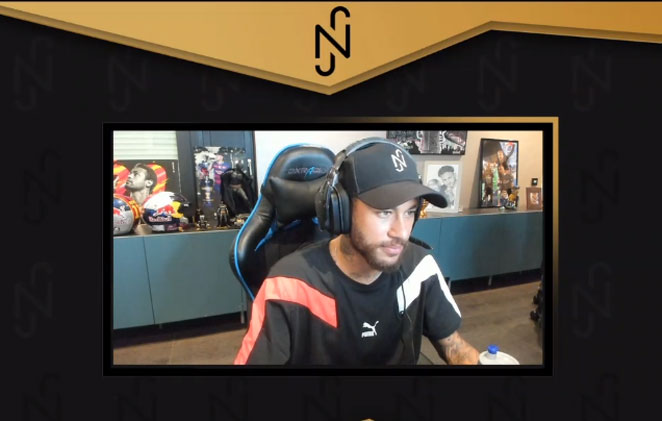 Gamer! Neymar Jr. faz live enquanto joga CS:GO - OFuxico