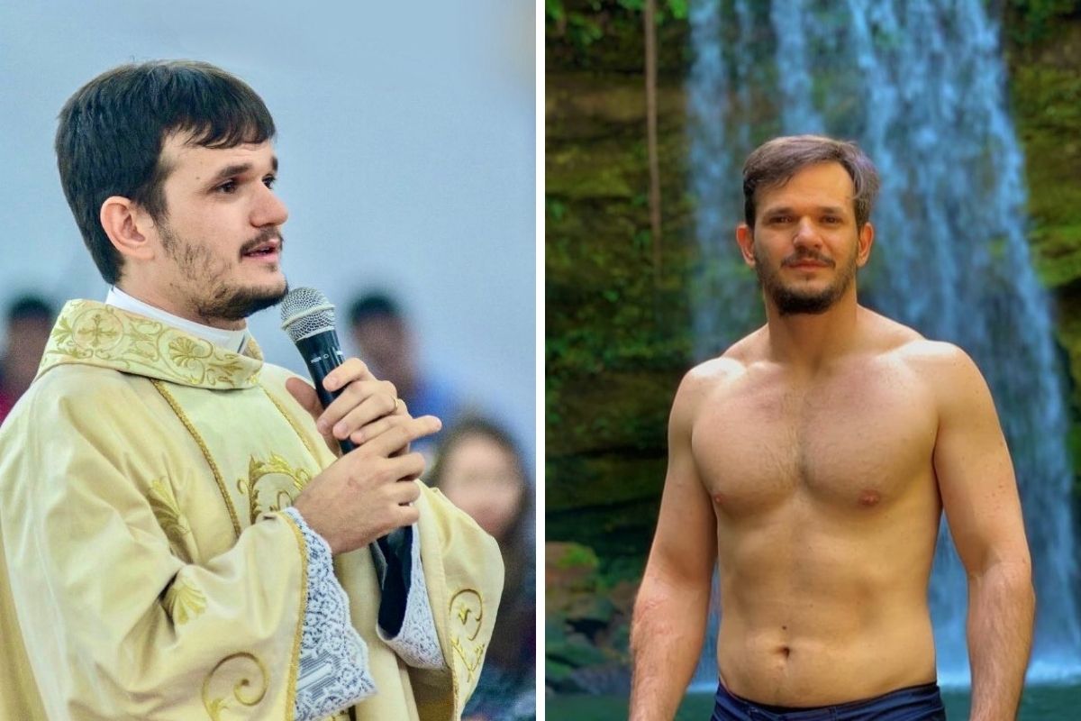 Padre Patrick Fernandes posta foto sem camisa e web reage