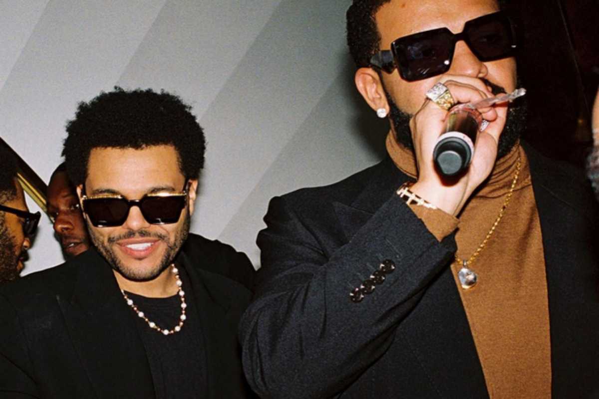 The Weeknd ganha carinho de Drake em seu aniversário