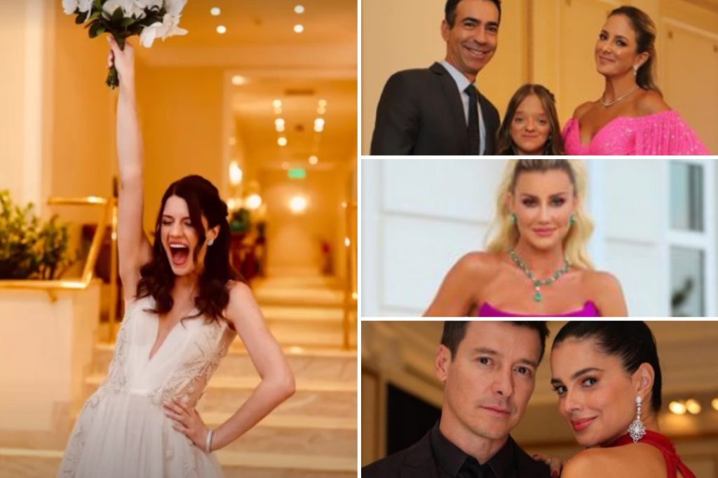 Filha de Roberto Justus se casa em cerimônia luxuosa repleta de famosos