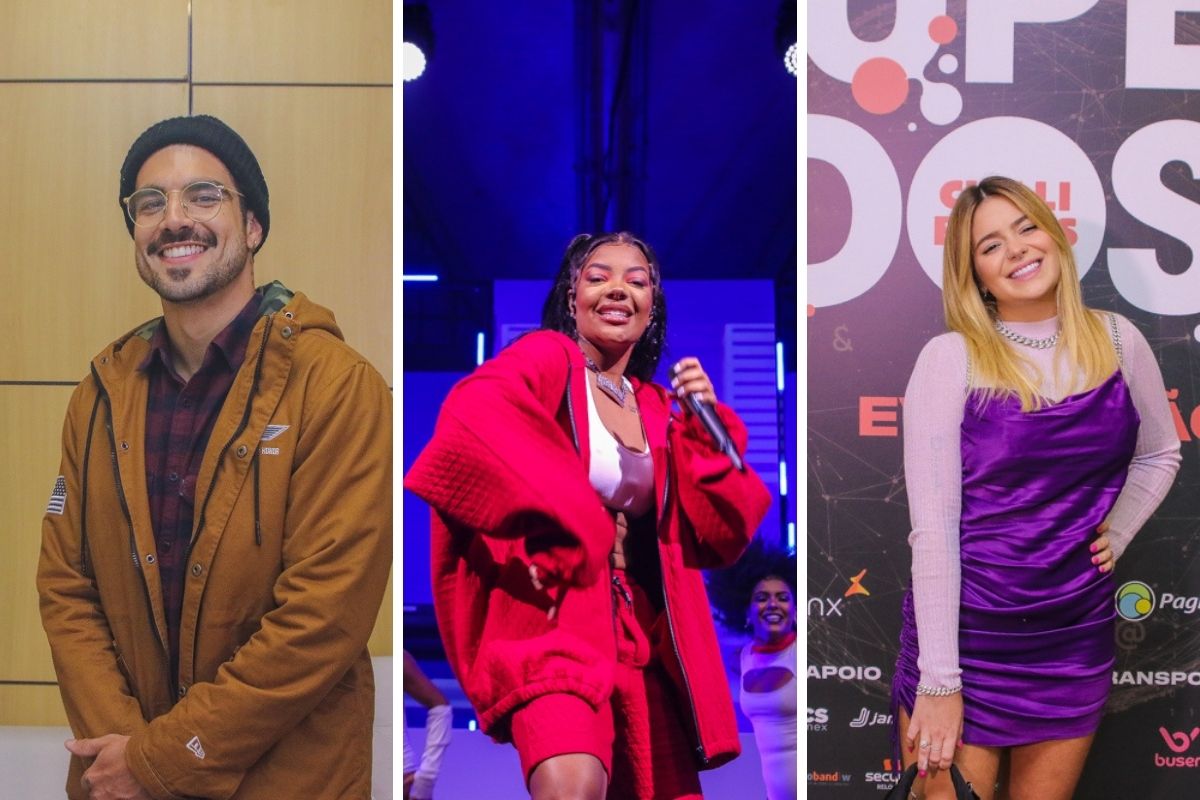 Viih Tube e Caio Castro curtem show de Ludmilla