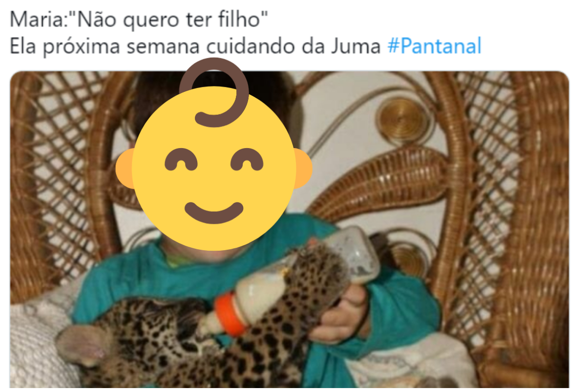 Pantanal: Nascimento de Juma e Jove rende memes na web