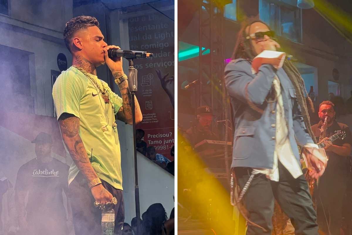 Falcão e Mc Cabelinho levam público ao delírio em show no RJ. Fotos!