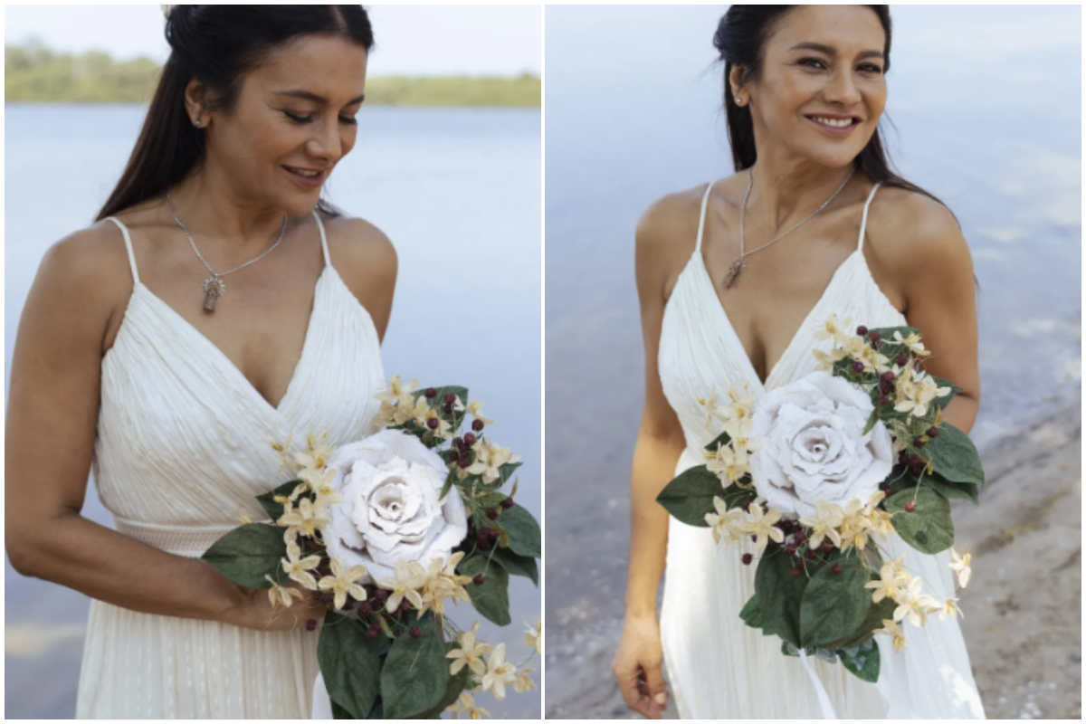 Pantanal: Confira cinco novas fotos do vestido de noiva de Filó