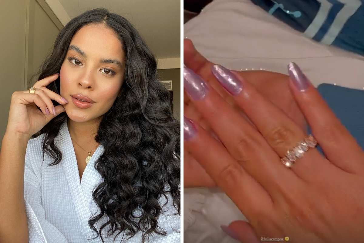 Bella Campos, de 'Pantanal' ganha anel luxuoso de funkeiro. Veja!
