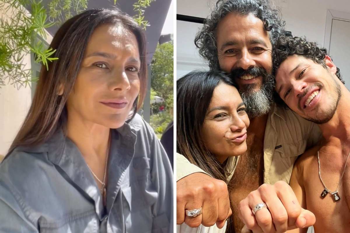 Dira Paes posa ao lado de peões de 'Pantanal' e declara: "Família"