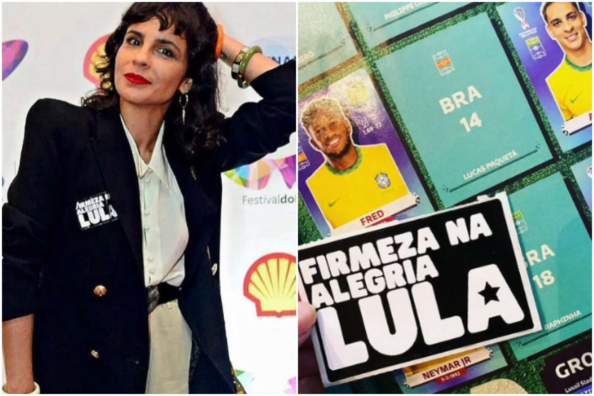 Atriz troca Neymar por Lula no álbum da Copa