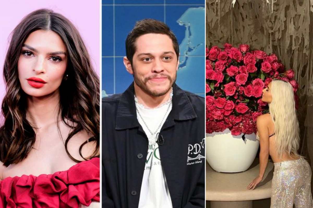 Emily Ratajkowski sai com Pete Davidson e curte fotos de Kim Kardashian