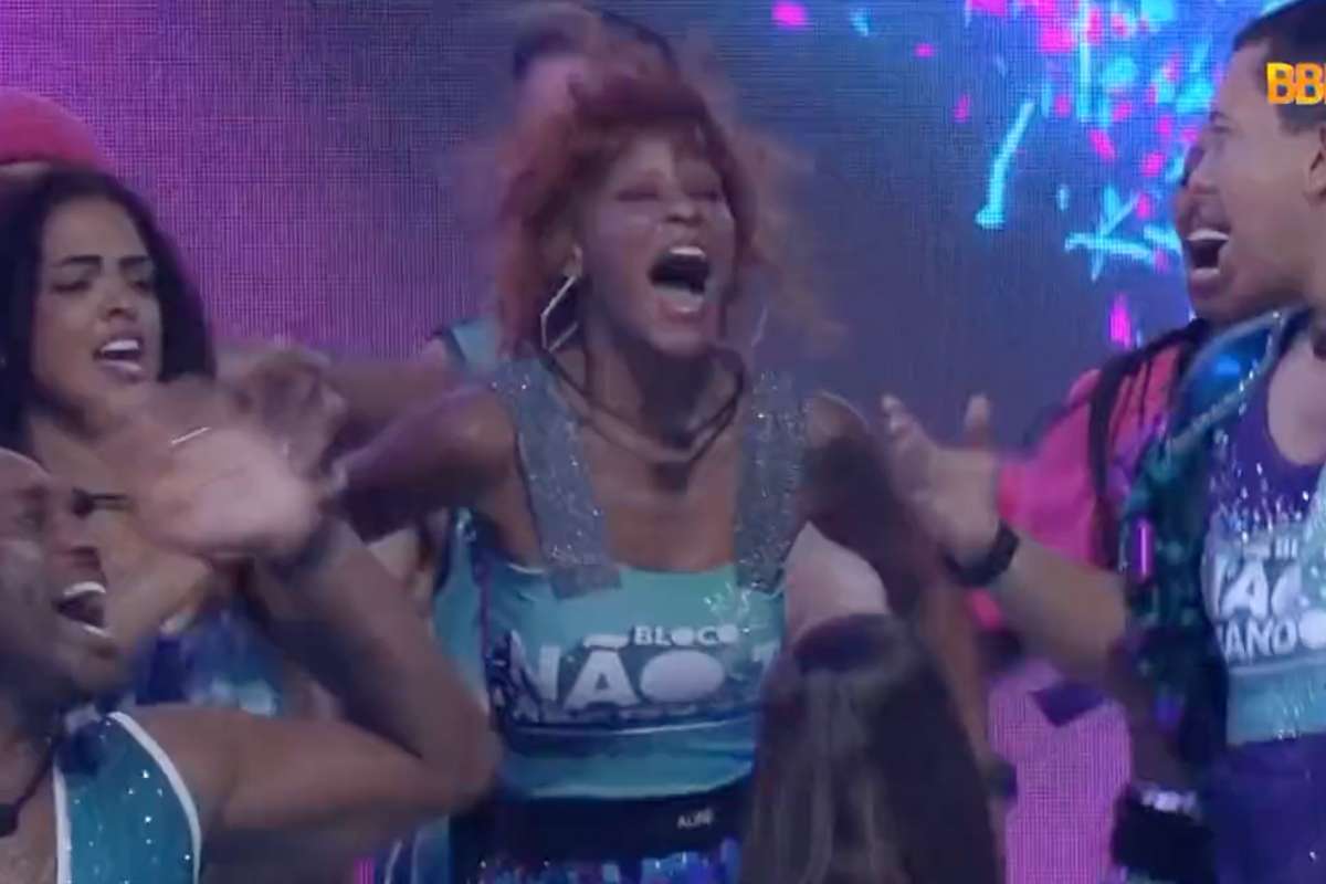BBB23: Aline se emociona ao ouvir música do Rouge em festa - OFuxico