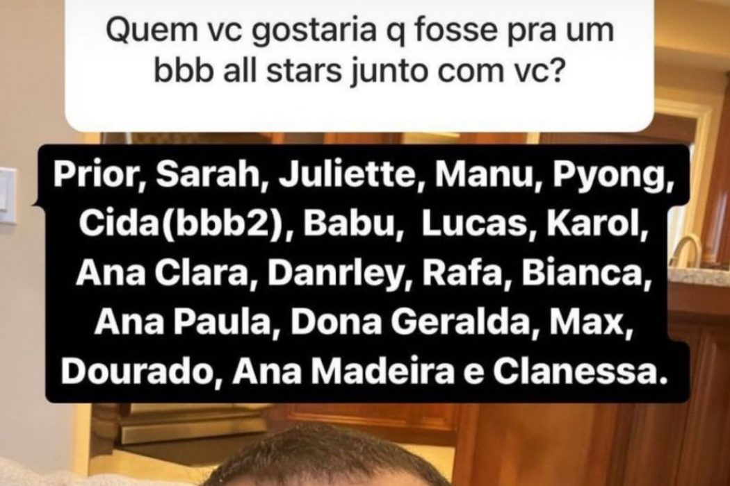 Gil do Vigor revela com quais ex-brothers gostaria de disputar o BBB