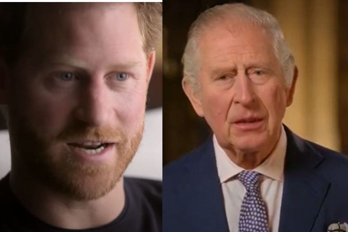 'Quem sabe se sou mesmo seu pai ?', disse rei Charles a Harry