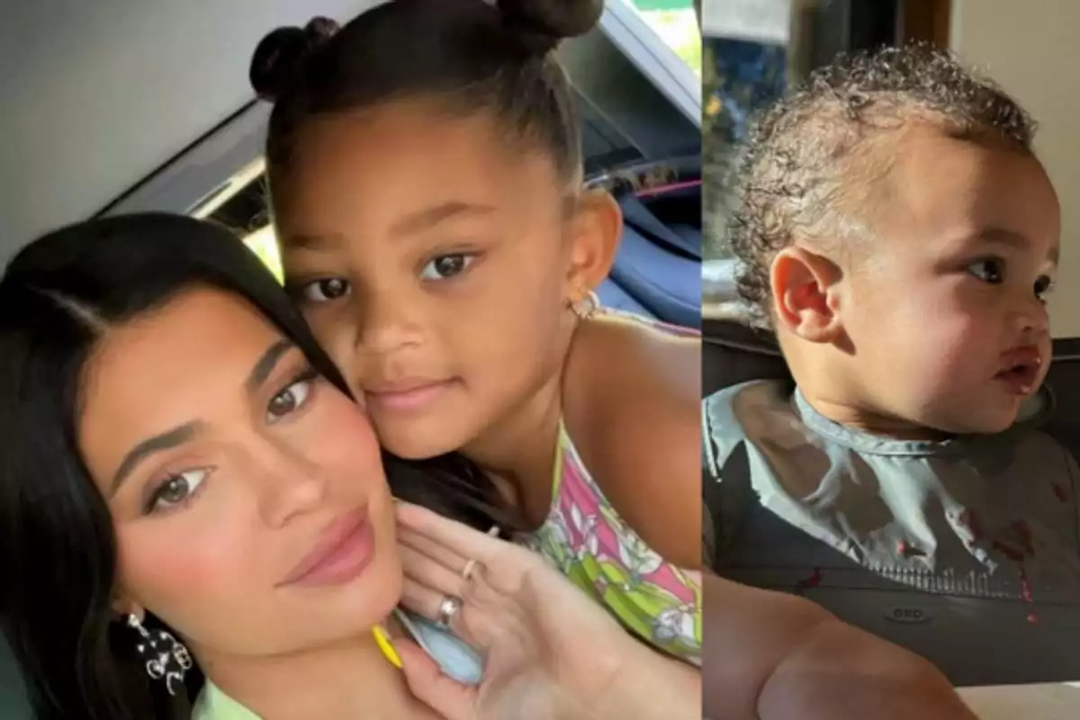 Kylie Jenner leva os filhos Aire e Stormi para curtirem a Disney