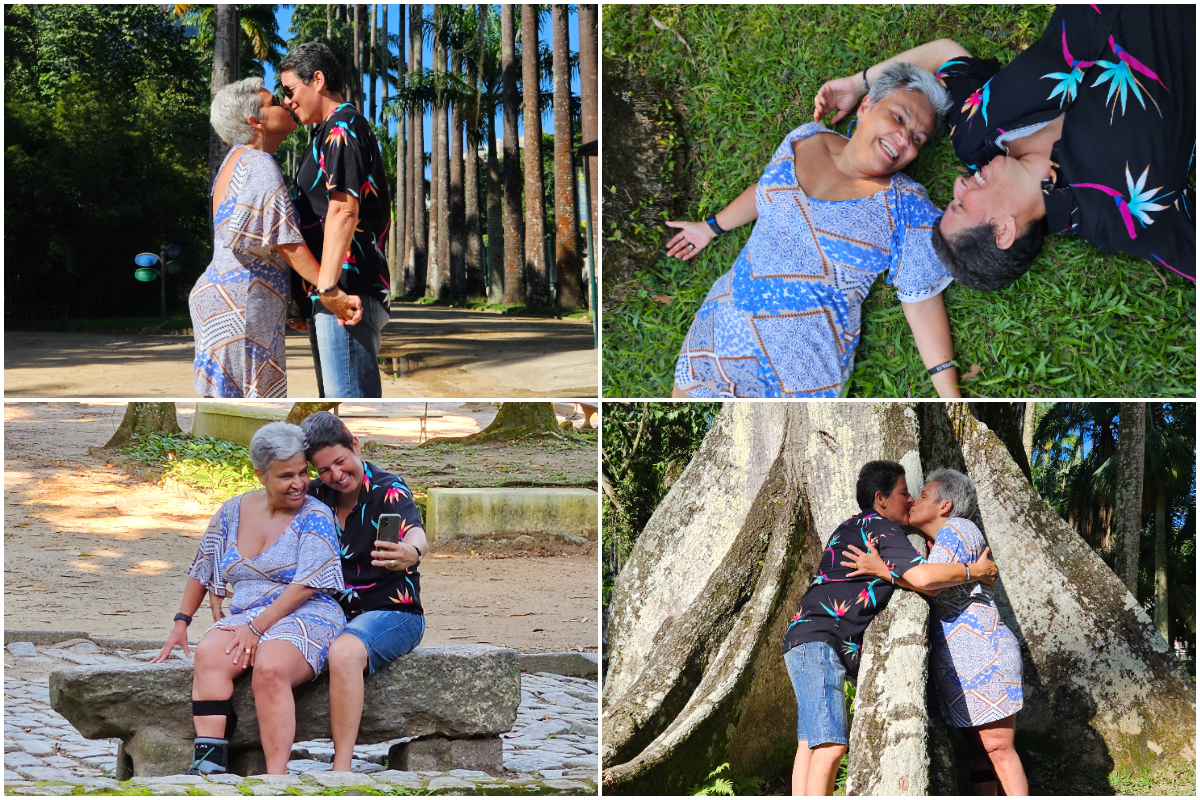 Claudia Rodrigues faz ensaio fotográfico para celebrar o amor à namorada
