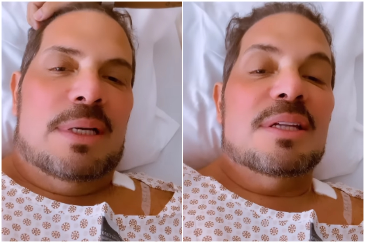 Conrado segue internado e fala pela primeira vez após retirada de tumor